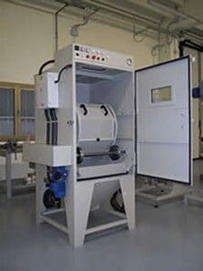 Sableuse automatique avec tambour rotatif | Industrie-Systèmes